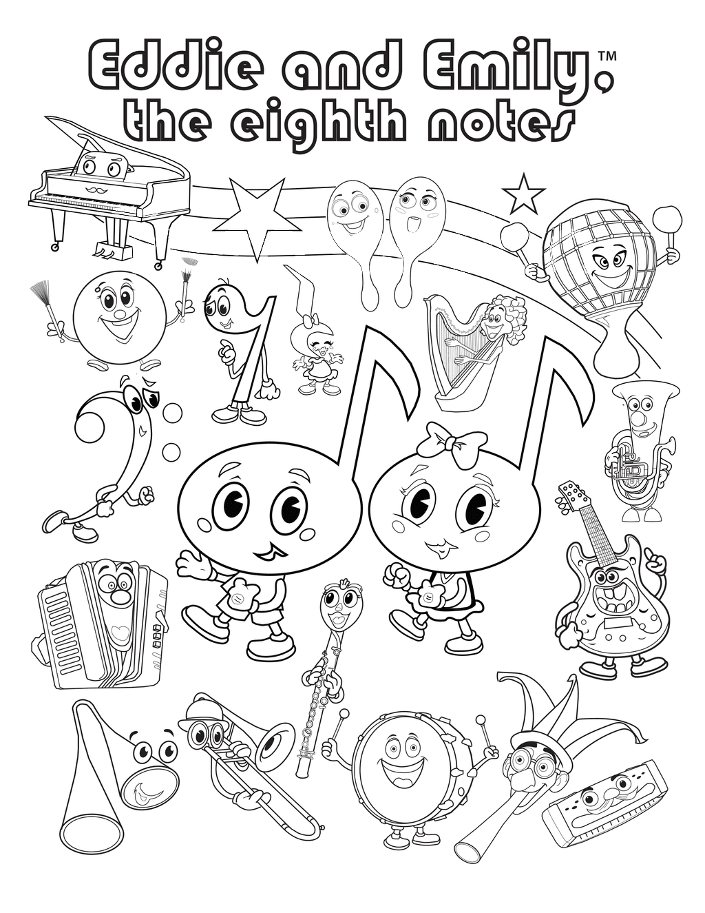 eddie coloring pages
